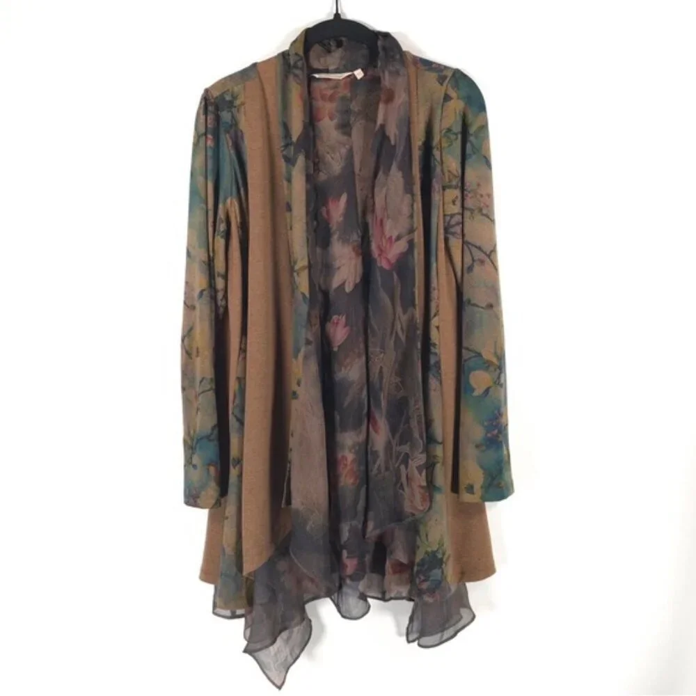 Soft Surroundings | Sweaters | Soft Surroundings Cardigan Tea Gardens ...
